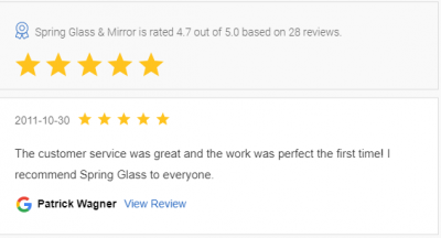 Contact - Spring Glass & Mirror